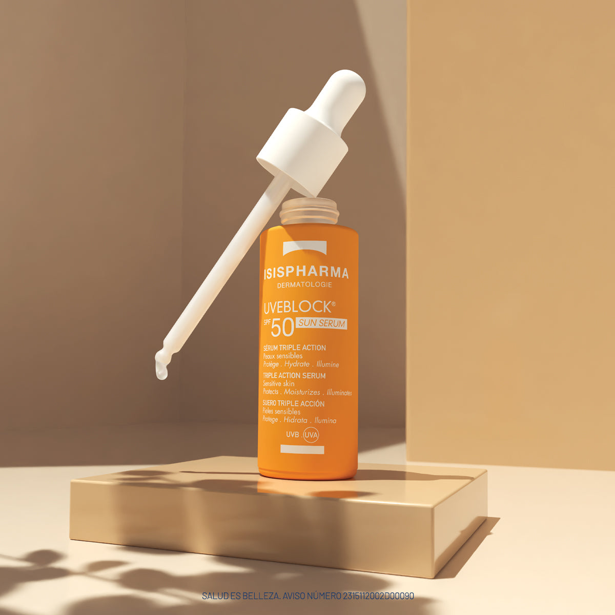 Isispharma Uveblock SPF50 Sun Sérum Triple Acción 28ml – Dermamedina