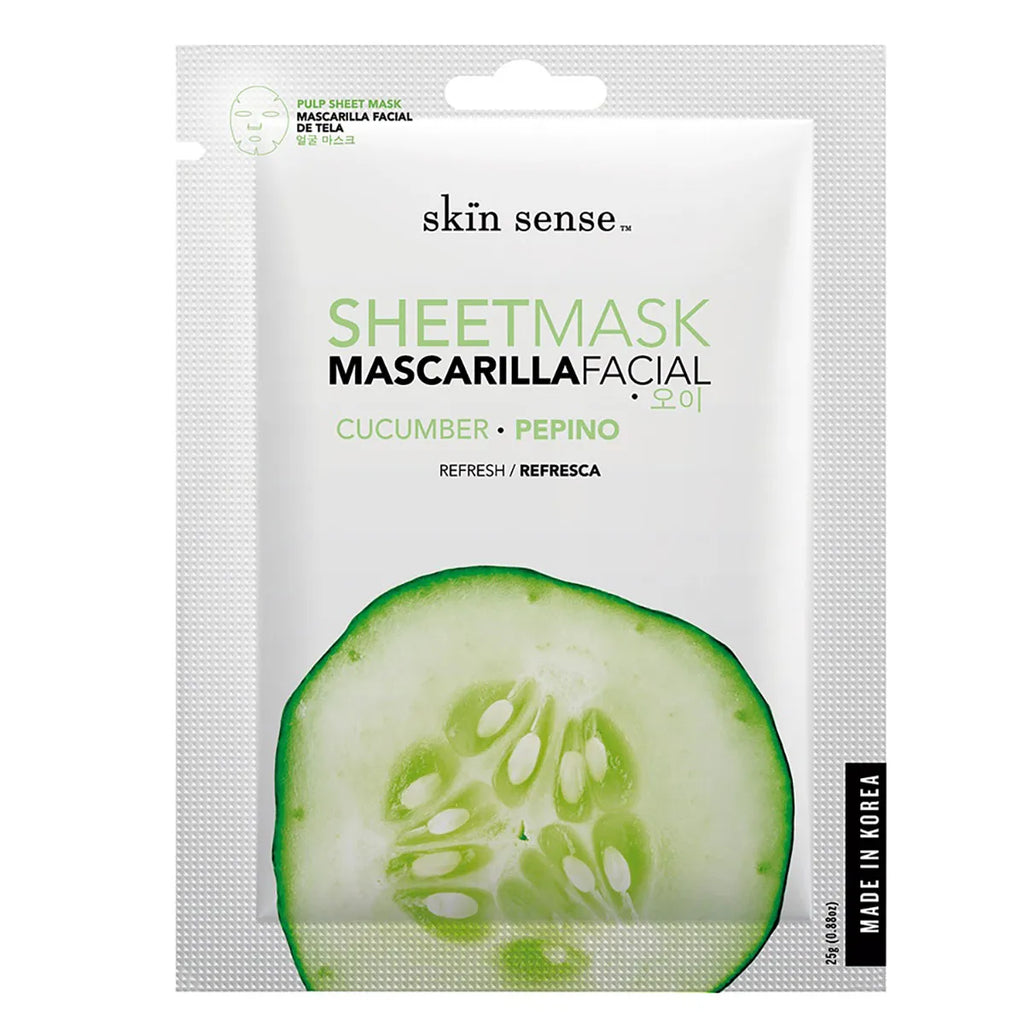 Skin Sense Mascarilla Facial Sheetmask Pepino 25g – Dermamedina
