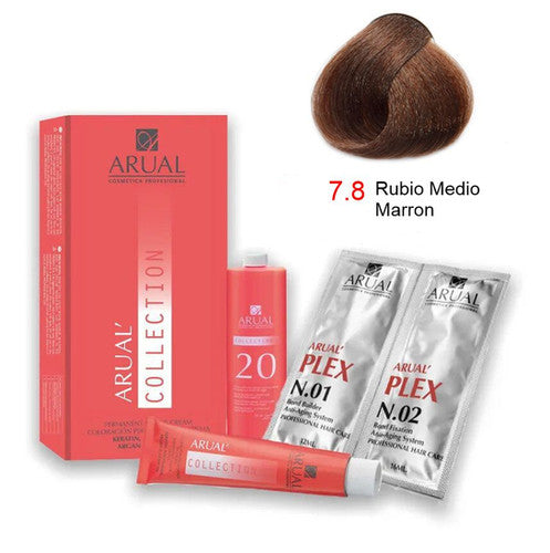 Arual Tinte N° 7.8 - Rubio Medio Marron 60ml – Dermamedina
