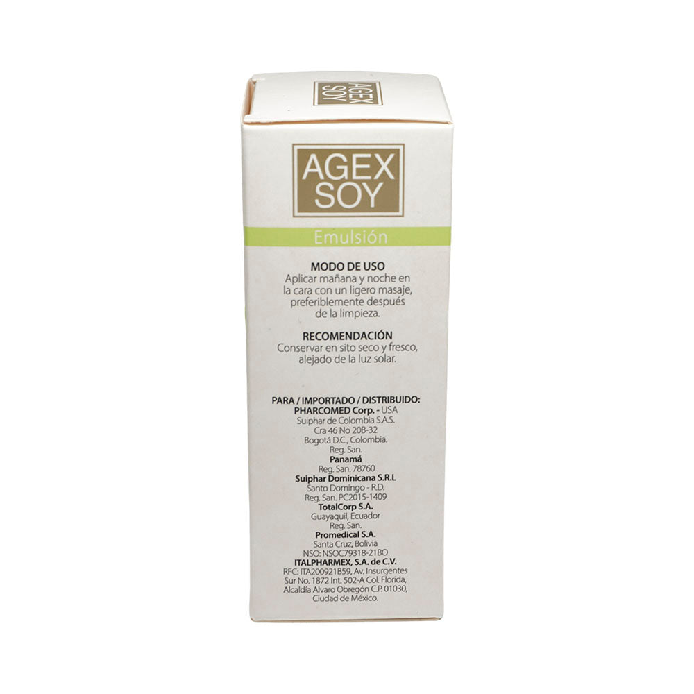 Pharco Agex Soy Emulsion Antienvejecimiento 30ml – Dermamedina